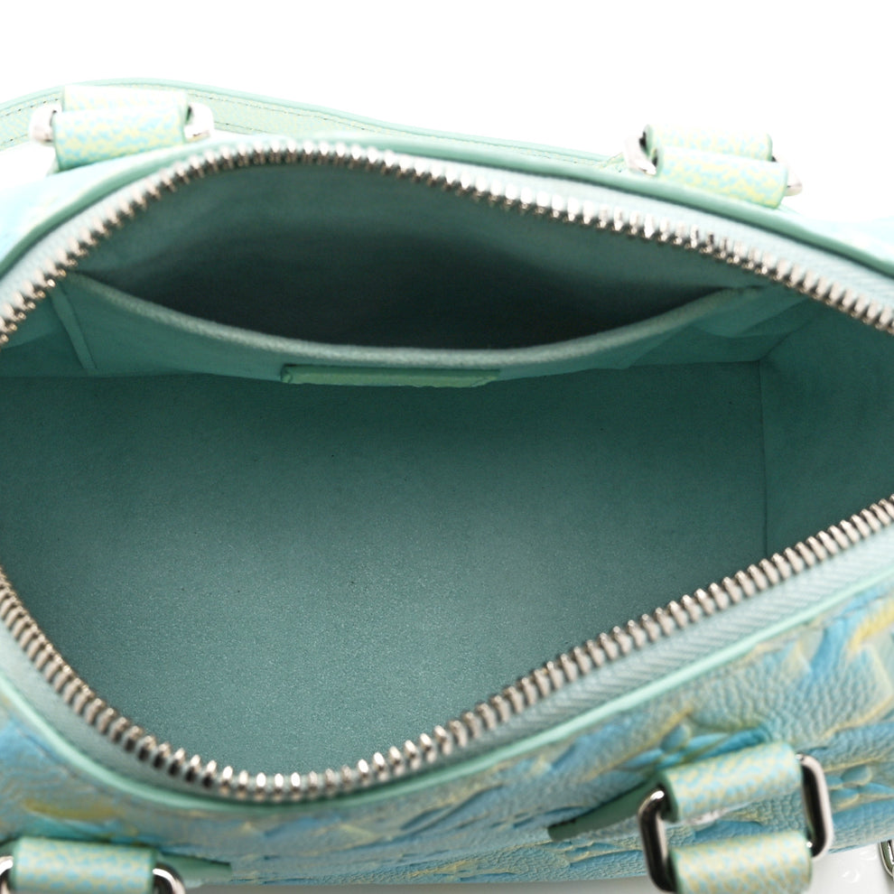 Louis Vuitton Empreinte Monogram Summer Stardust Speedy 20 Water Green ...