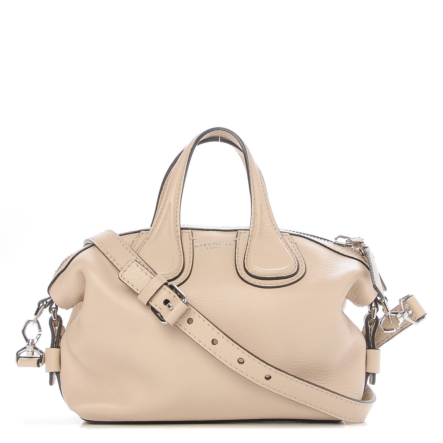Givenchy Waxy Grained Calfskin Micro Nightingale Beige Buff 233768 ...