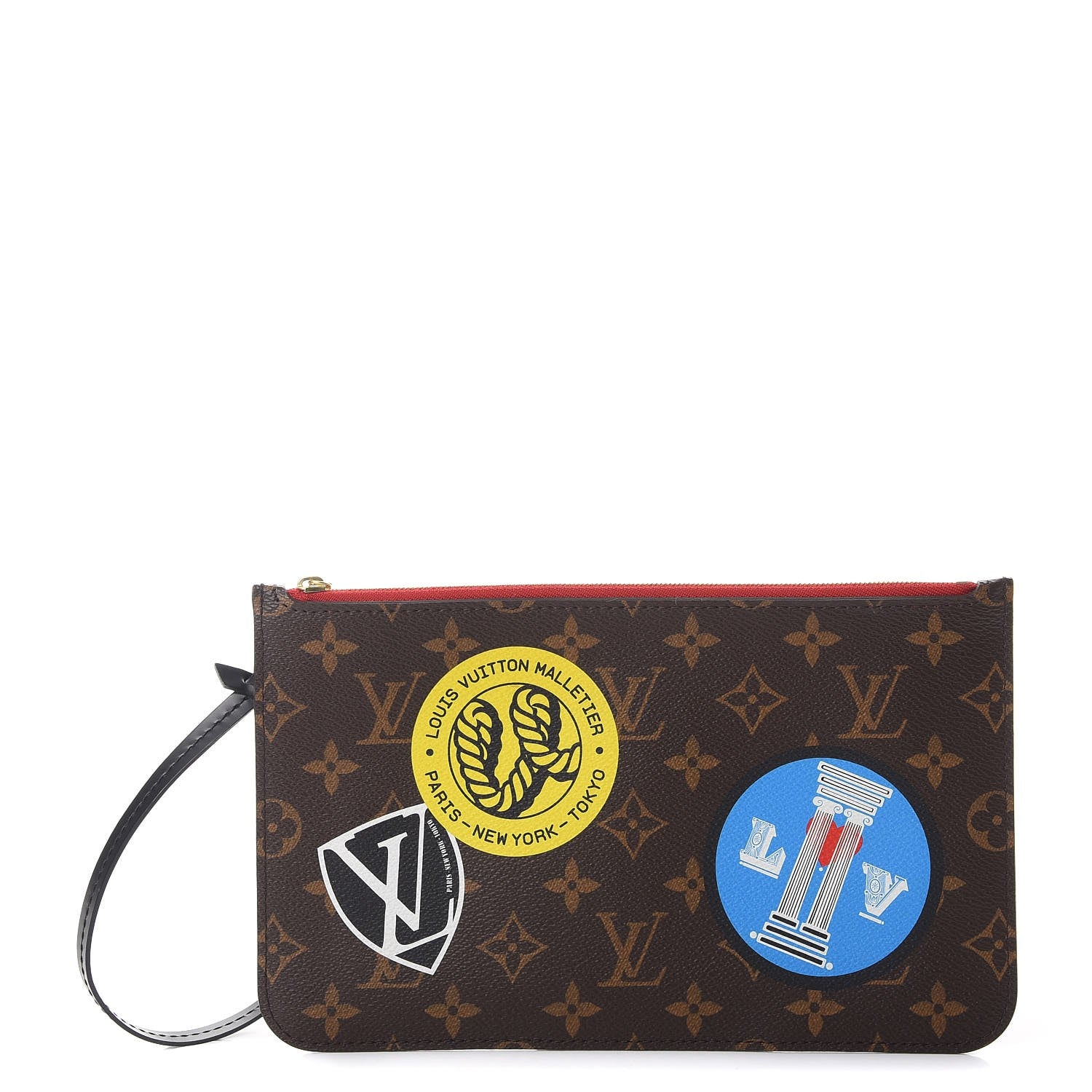 Louis Vuitton Monogram World Tour Neverfull MM GM Pochette 259118 ...