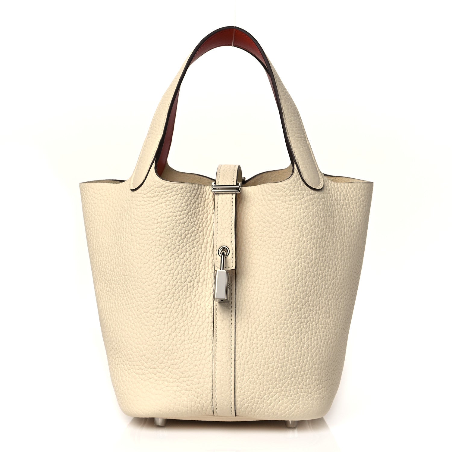 Hermes Taurillon Clemence Swift Eclat Picotin Lock 18 PM Nata Terre ...