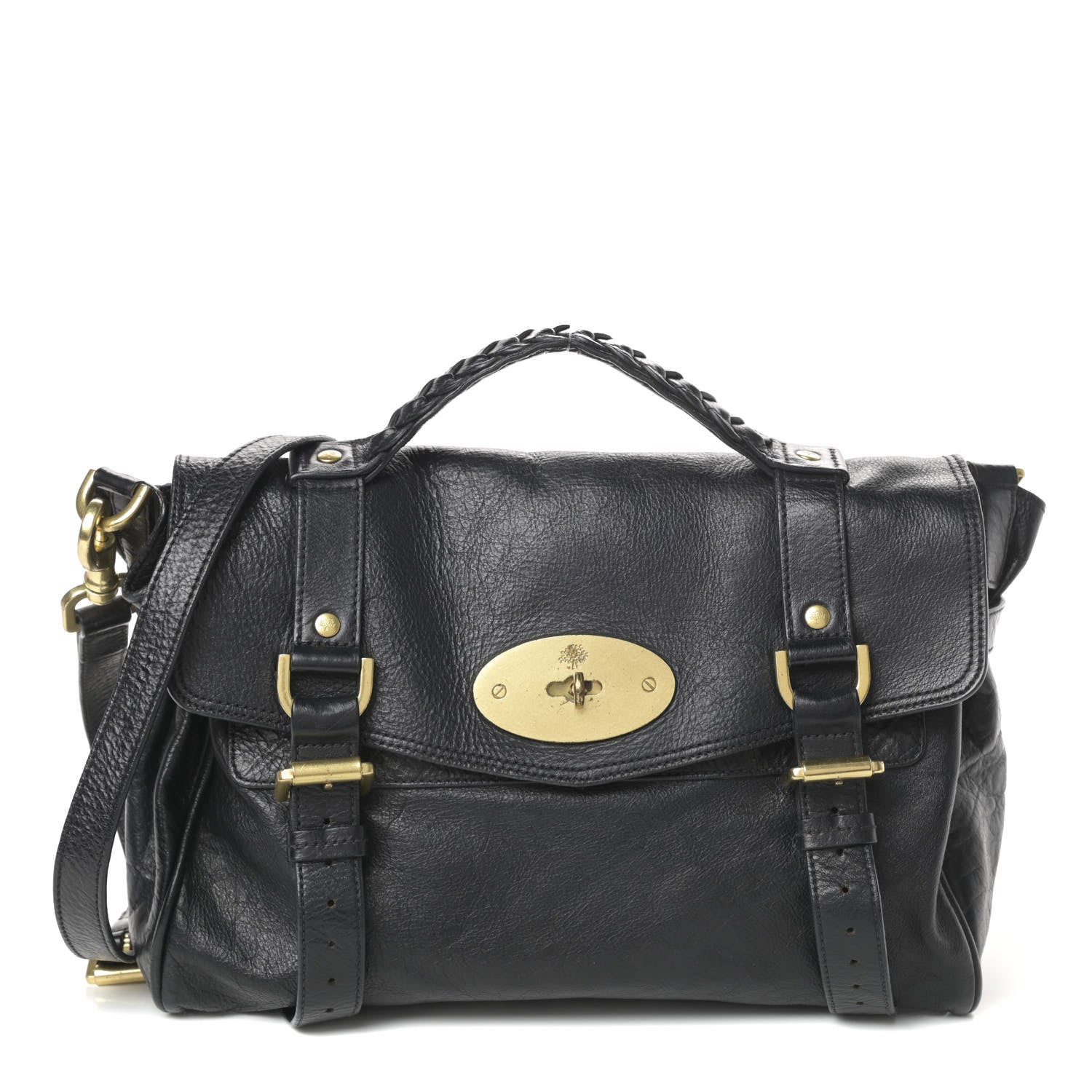 Mulberry Soft Buffalo Medium Alexa Black 744647 – FASHIONPHILE