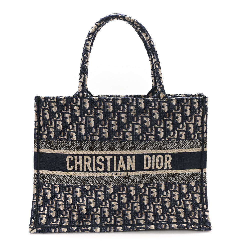 Christian Dior Oblique Medium Book Tote Blue Multicolor 1778240 ...
