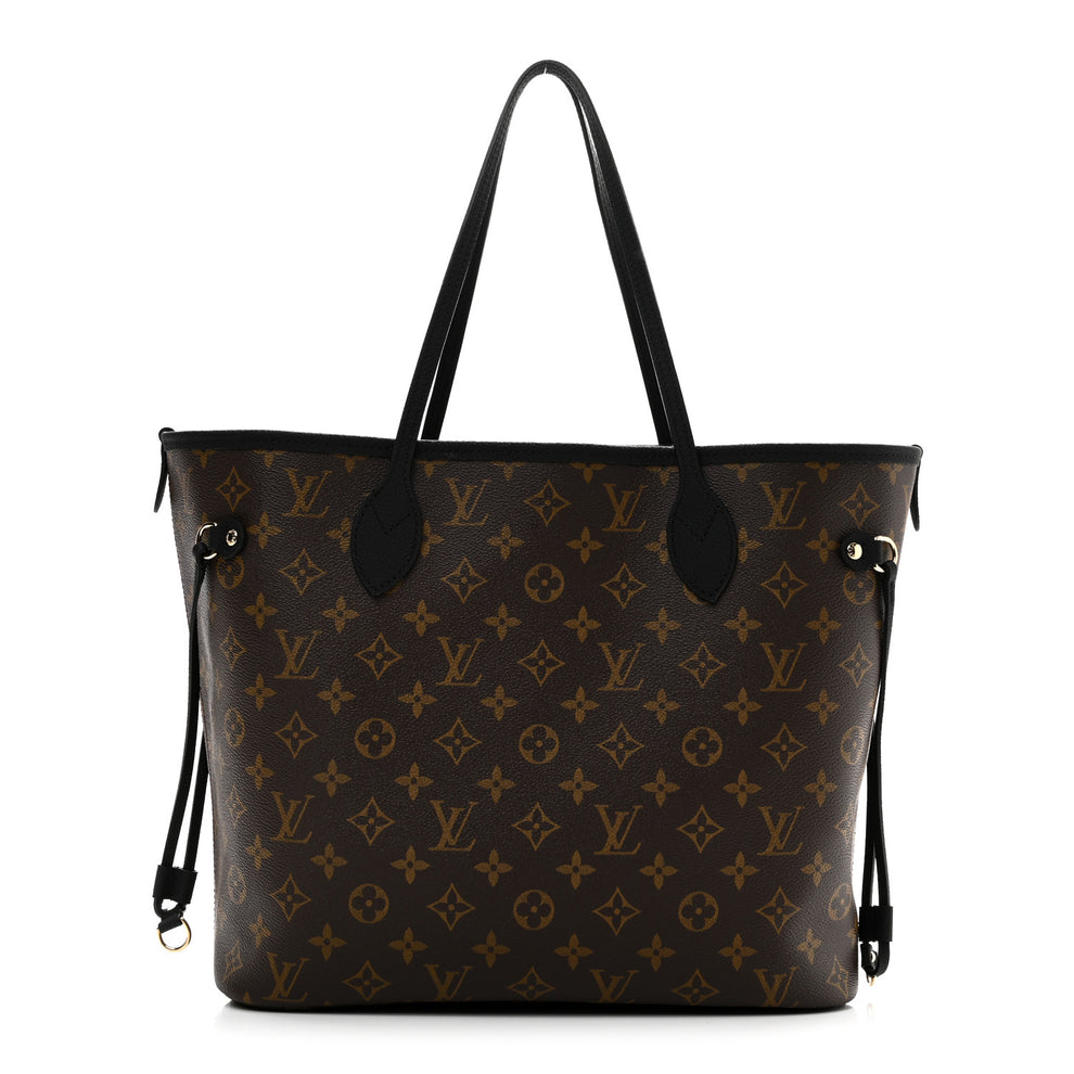 Louis Vuitton Monogram Calfskin Neo Neverfull Inside Out MM Black ...