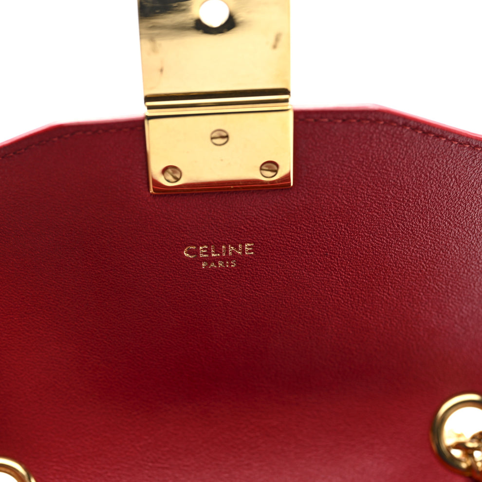 Celine Shiny Calfskin Small C Bag Red 1784272 – FASHIONPHILE