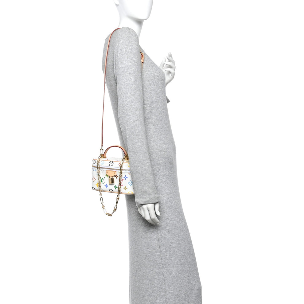 Louis Vuitton LV x TM Monogram Multicolor Vanity Chain Pouch White ...