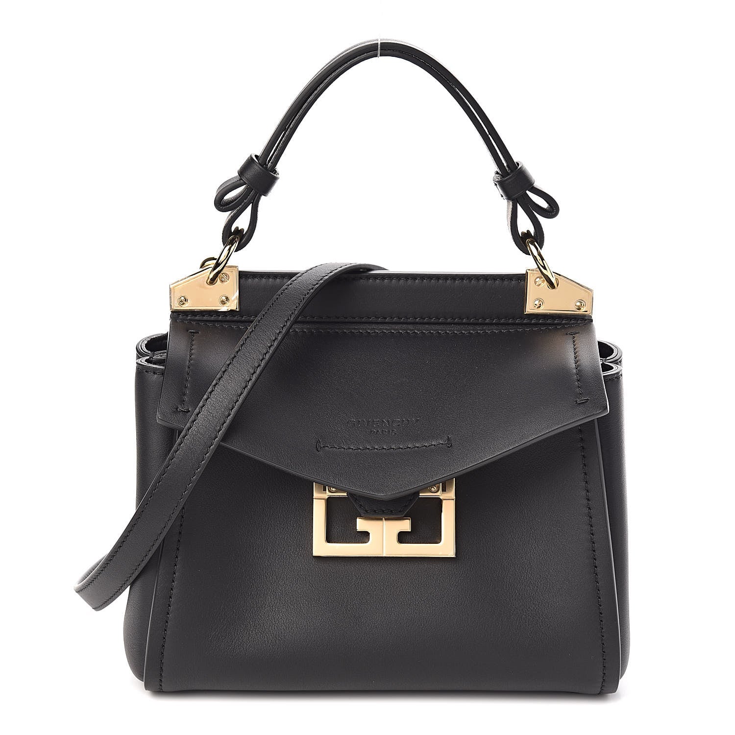 Givenchy Calfskin Mini Mystic Shoulder Bag Black 509729 – FASHIONPHILE