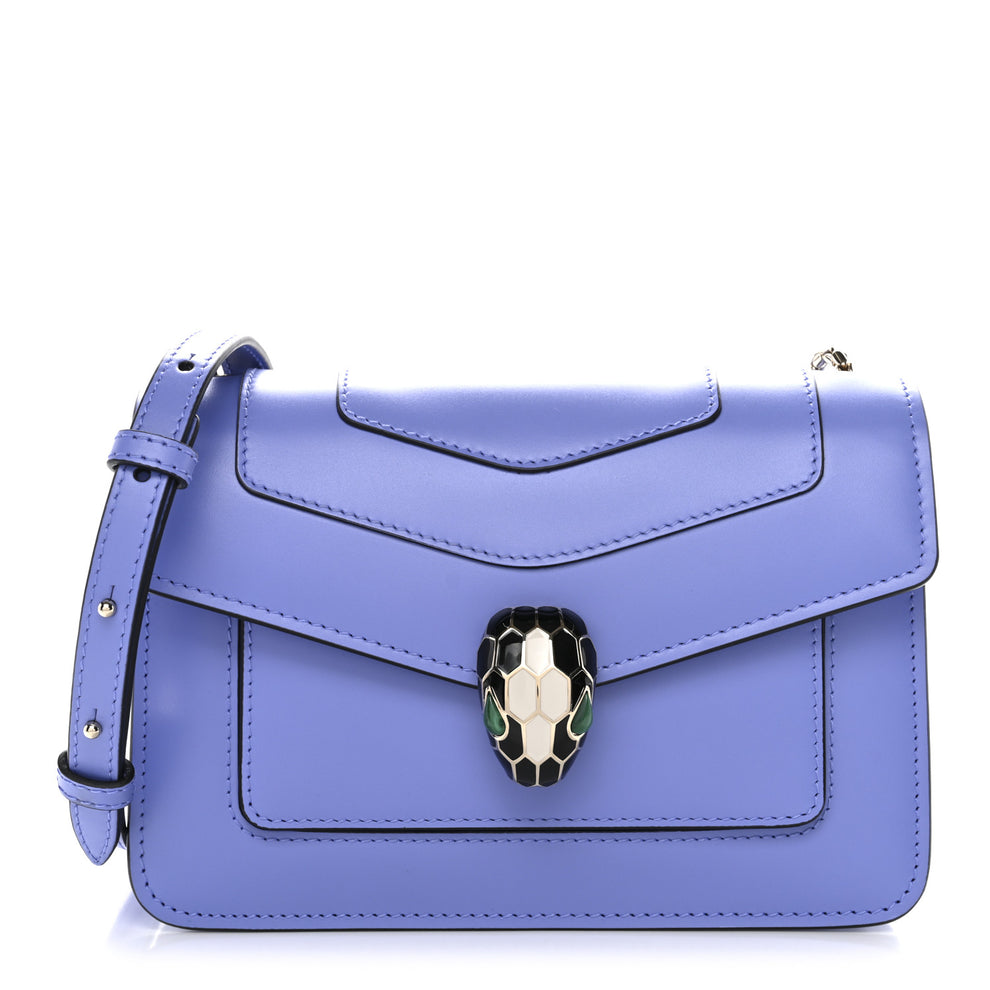 Bulgari Calfskin Serpenti Forever Small Crossbody Bag Purple 1829691 ...