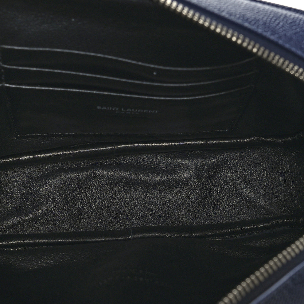 Saint Laurent Grain De Poudre Matelasse Monogram Mini Lou Camera Bag ...