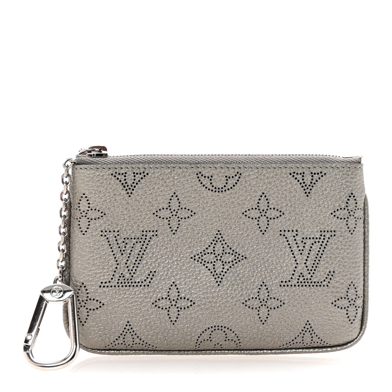 Louis Vuitton Mahina Zipped Card Holder Metallic Grey 1730249 ...