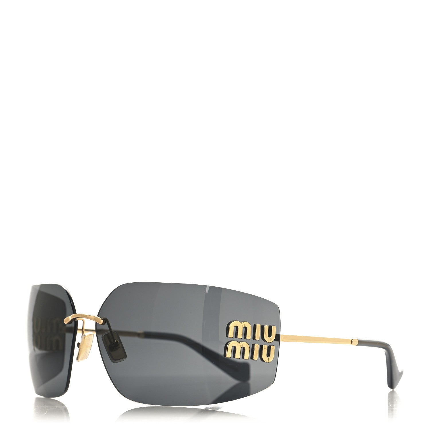 Miu Miu Metal Runway Sunglasses SMU54Y Slate Grey 1735593 – FASHIONPHILE