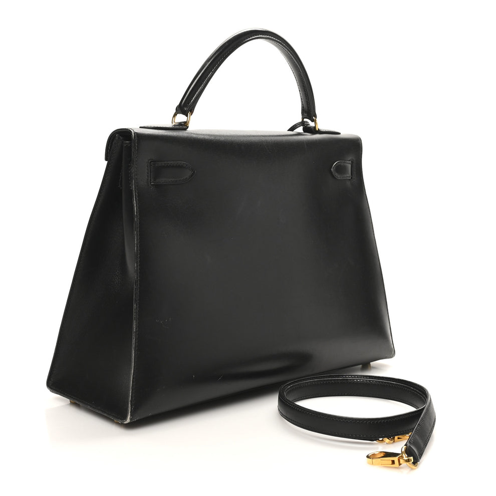 Hermes Box Kelly Sellier 32 Black 1784115 – FASHIONPHILE