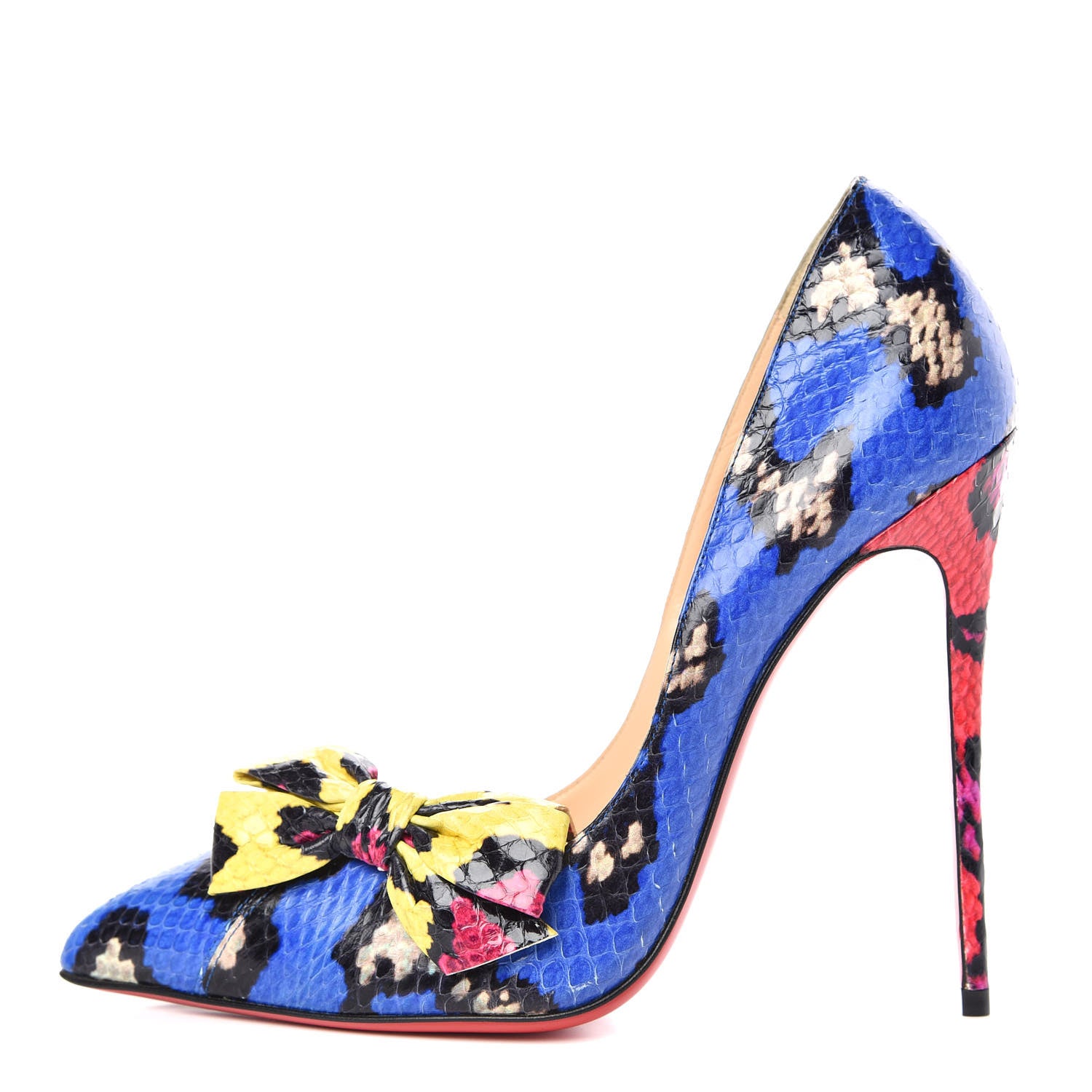 Christian Louboutin Ayers Watersnake Madame Menodo 120 Pumps 39 Version ...