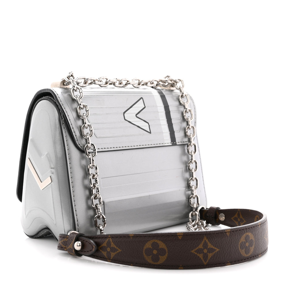 Louis Vuitton Calfskin Monogram Spaceship Embossed Twist Shoulder Bag ...