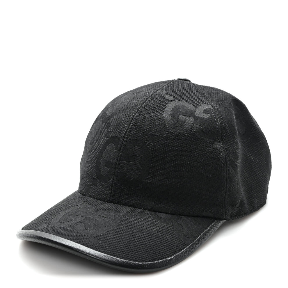 Gucci Monogram Jumbo GG Baseball Hat XXL Black 1795327 – FASHIONPHILE