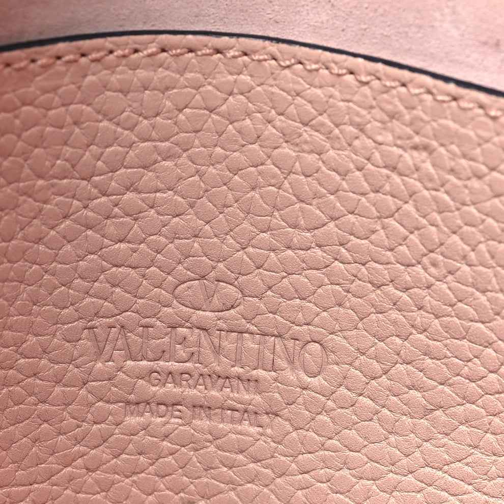 Valentino Garavani Pebbled Calfskin Medium Rockstud Flip Lock Crossbody ...