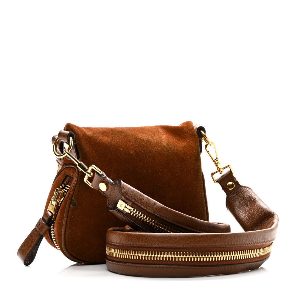 Tom Ford Suede Calfskin Mini Jennifer Crossbody Caramel 1793477 ...