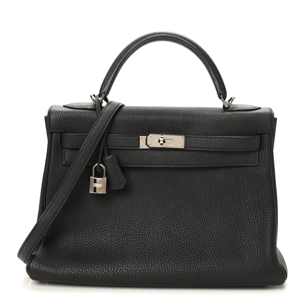 Hermes Togo Kelly Retourne 32 Black 1798054 – FASHIONPHILE
