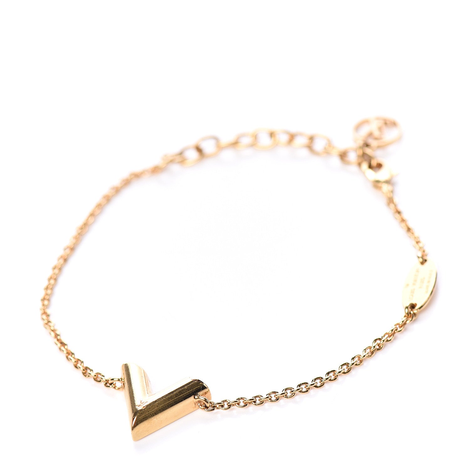 Louis Vuitton Essential V Bracelet Gold 555584 – FASHIONPHILE