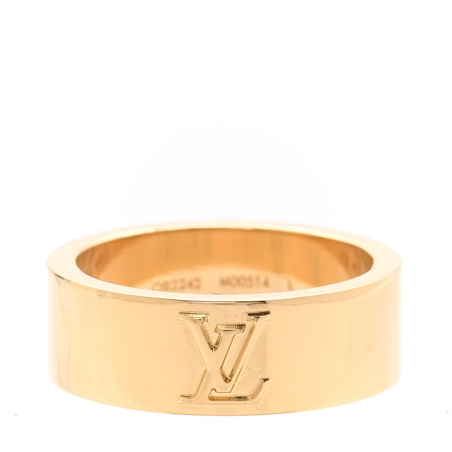 Louis Vuitton Metal LV Instinct Ring L 63 10.25 Gold 1108179 – FASHIONPHILE