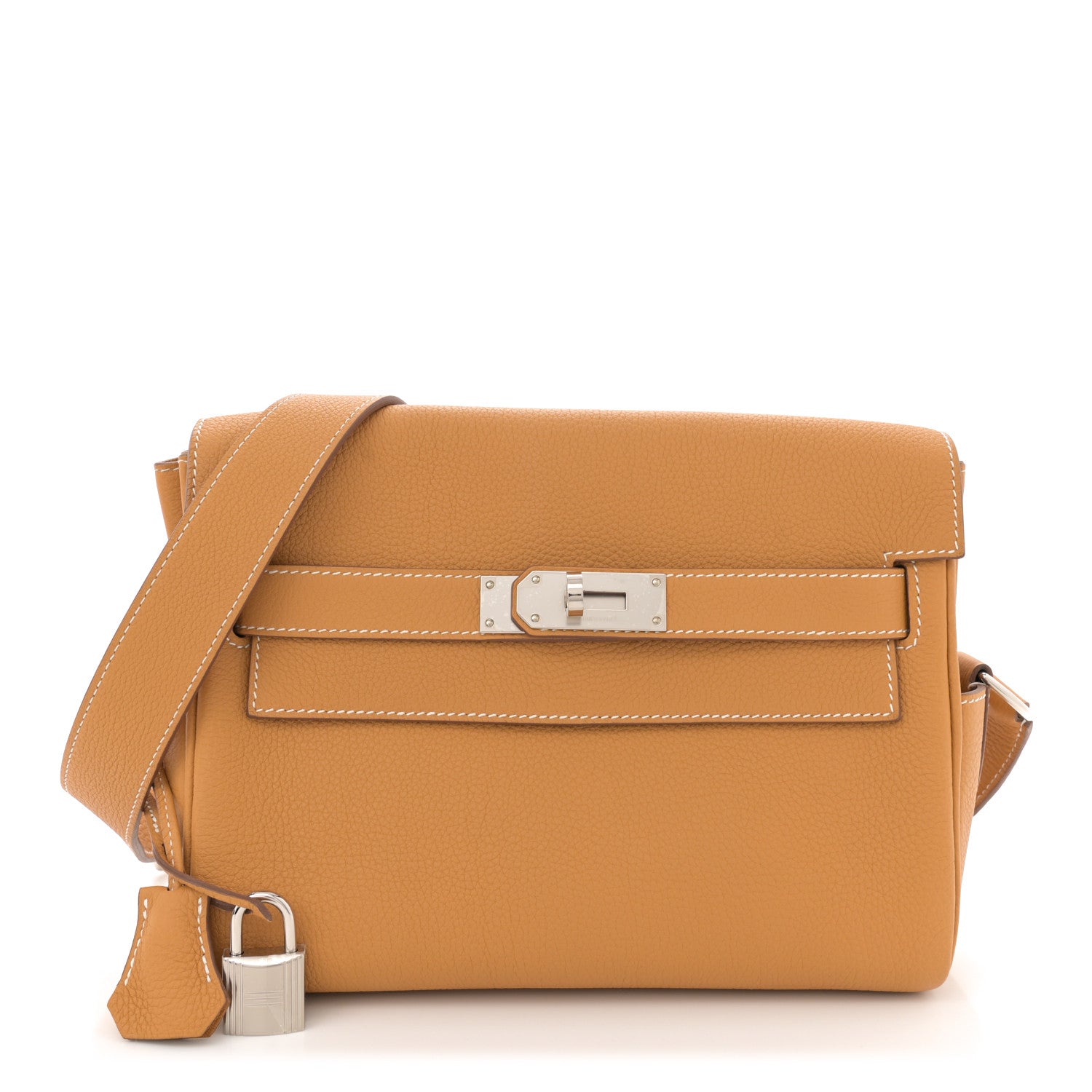 Hermes Togo Kelly Messenger PM Natural Sable 1666825 – FASHIONPHILE