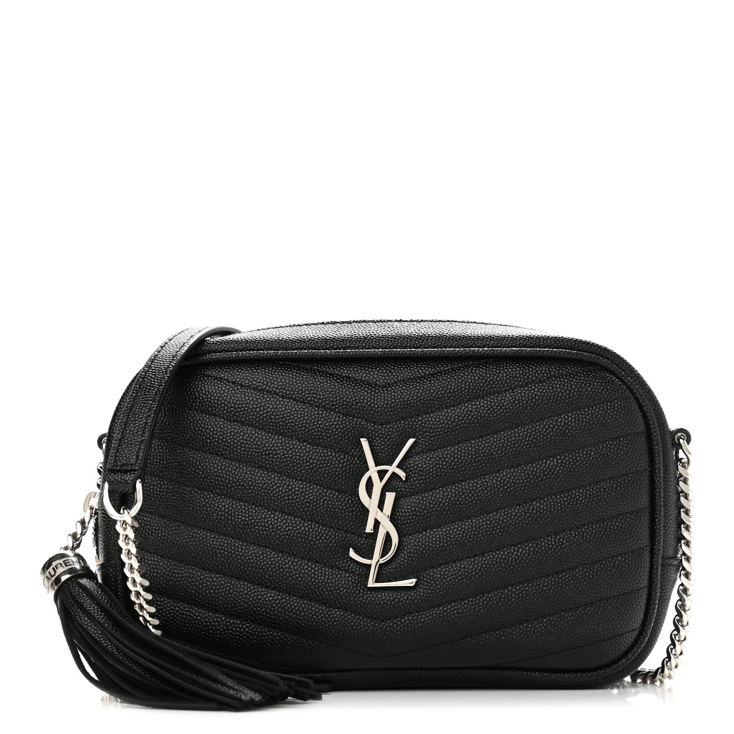 Saint Laurent Grain De Poudre Matelasse Monogram Mini Lou Camera Bag ...