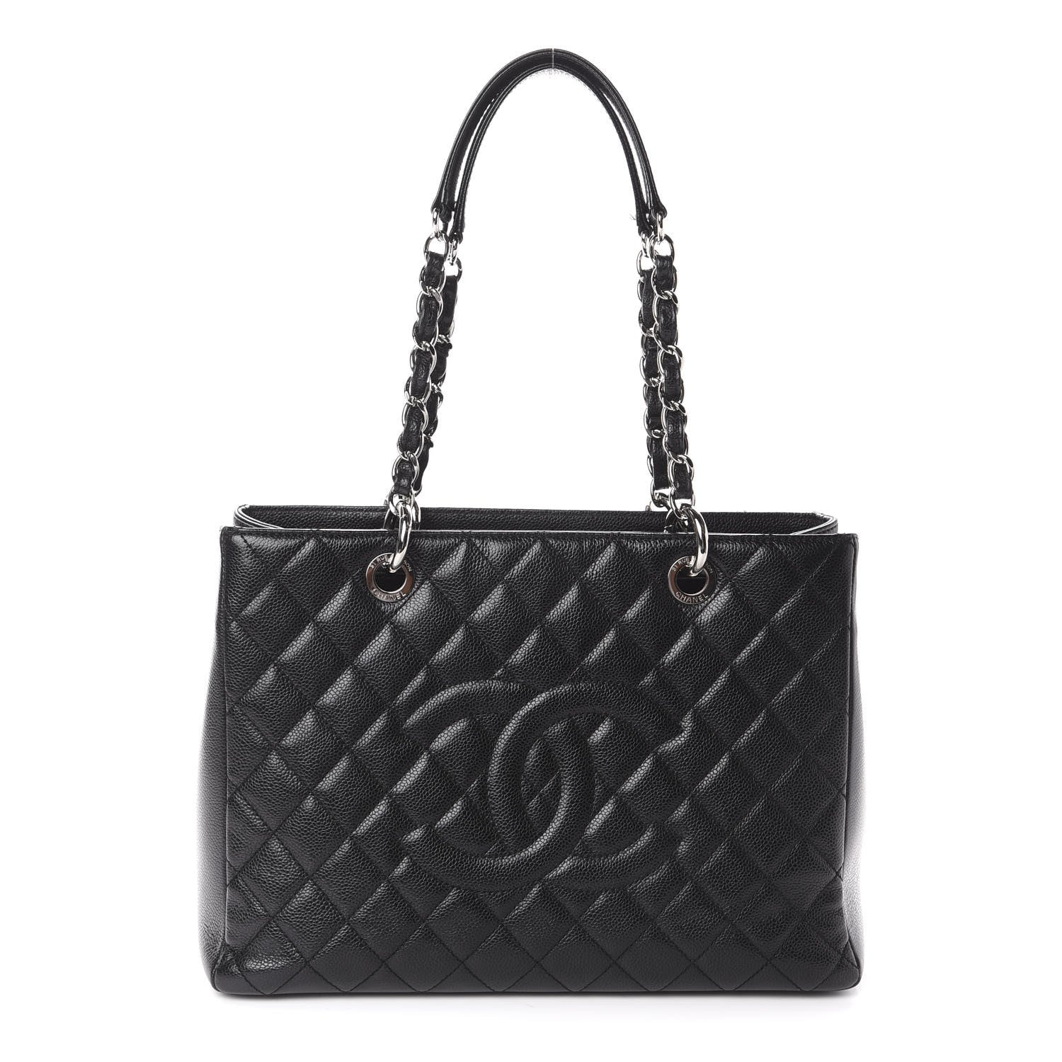 Chanel Caviar Quilted Grand Shopping Tote GST Black 575027 – FASHIONPHILE
