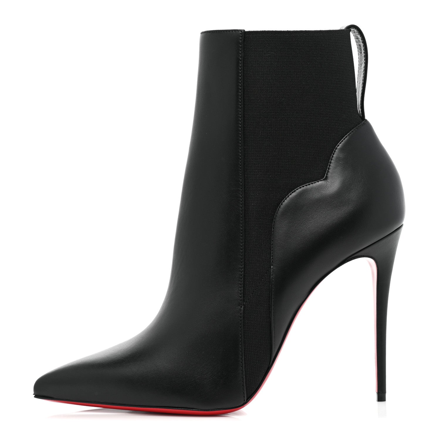 Christian Louboutin Calfskin Chelsea Chick 100 Stiletto Boots 40.5 ...