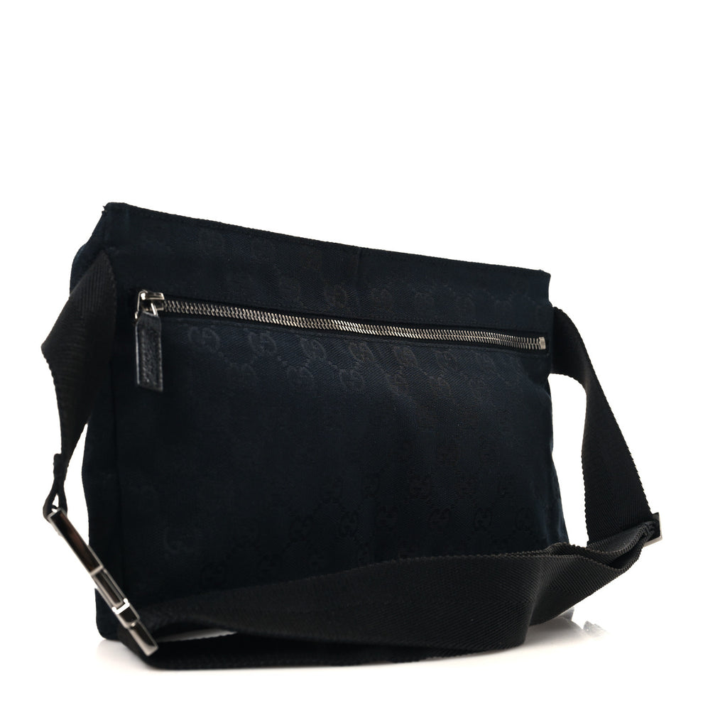 Gucci GG Monogram Double Pocket Belt Bag Black 1889286 – FASHIONPHILE