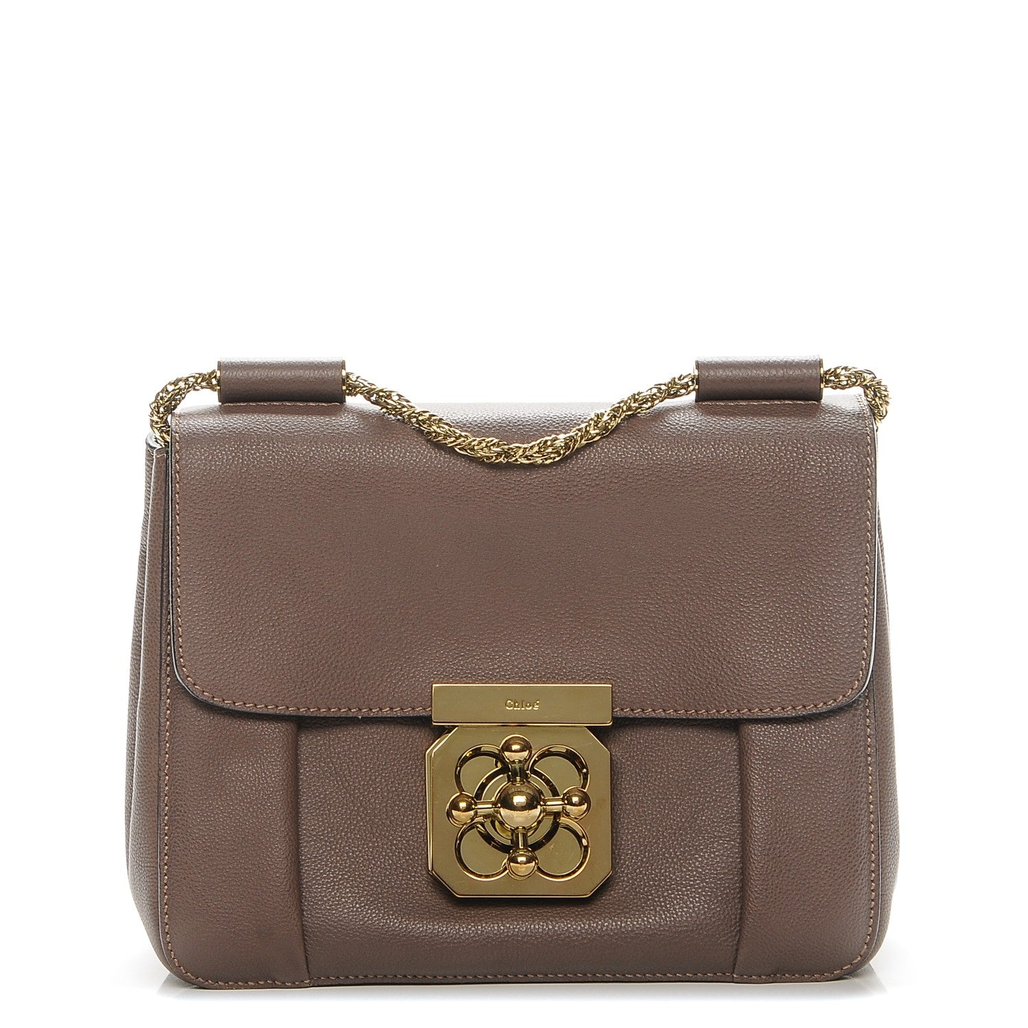 Chloe Goatskin Small Elsie Shoulder Bag Grimauve 228743 – FASHIONPHILE