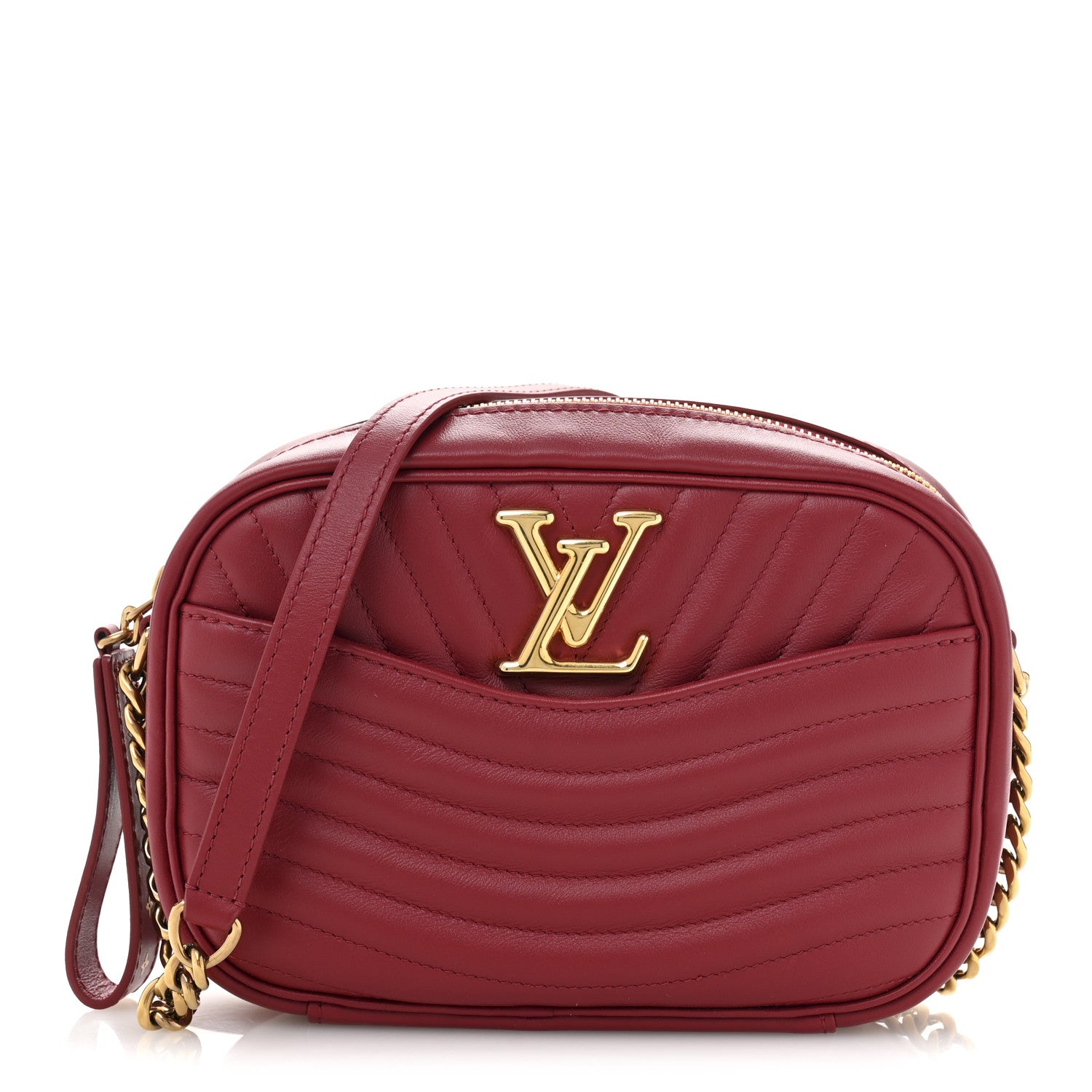 Louis Vuitton Calfskin New Wave Camera Bag Red 1747278 – FASHIONPHILE