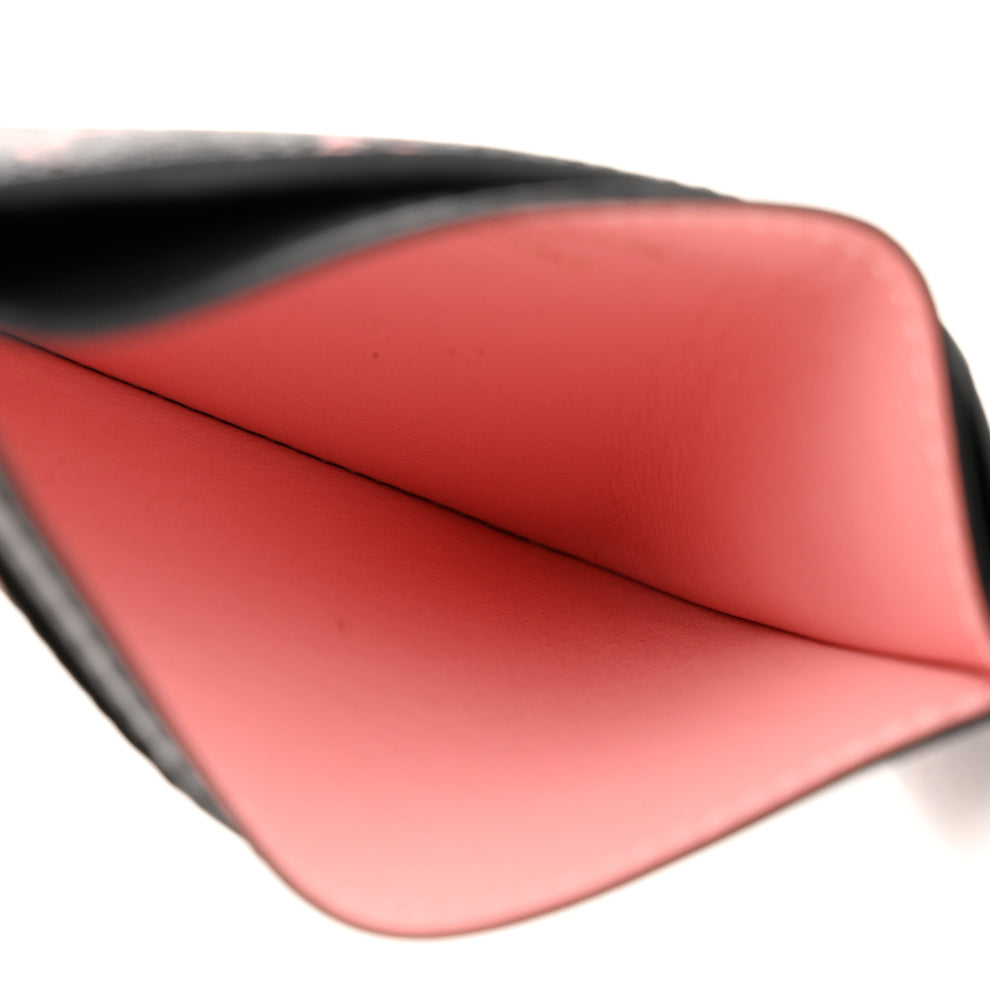 Louis Vuitton Monogram Fall for You LV Side-Up Card Holder Black ...