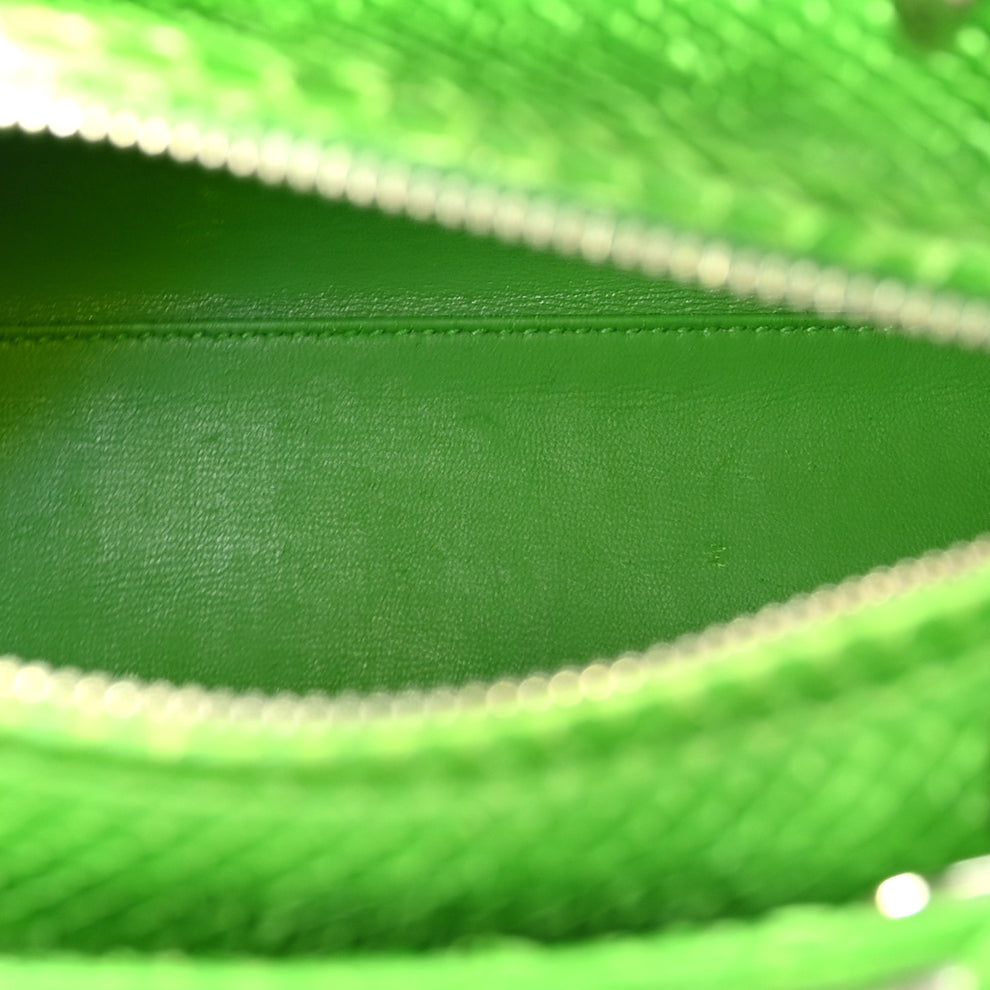 Christian Dior Snakeskin Medium Lady Dior Green 1783257 – FASHIONPHILE
