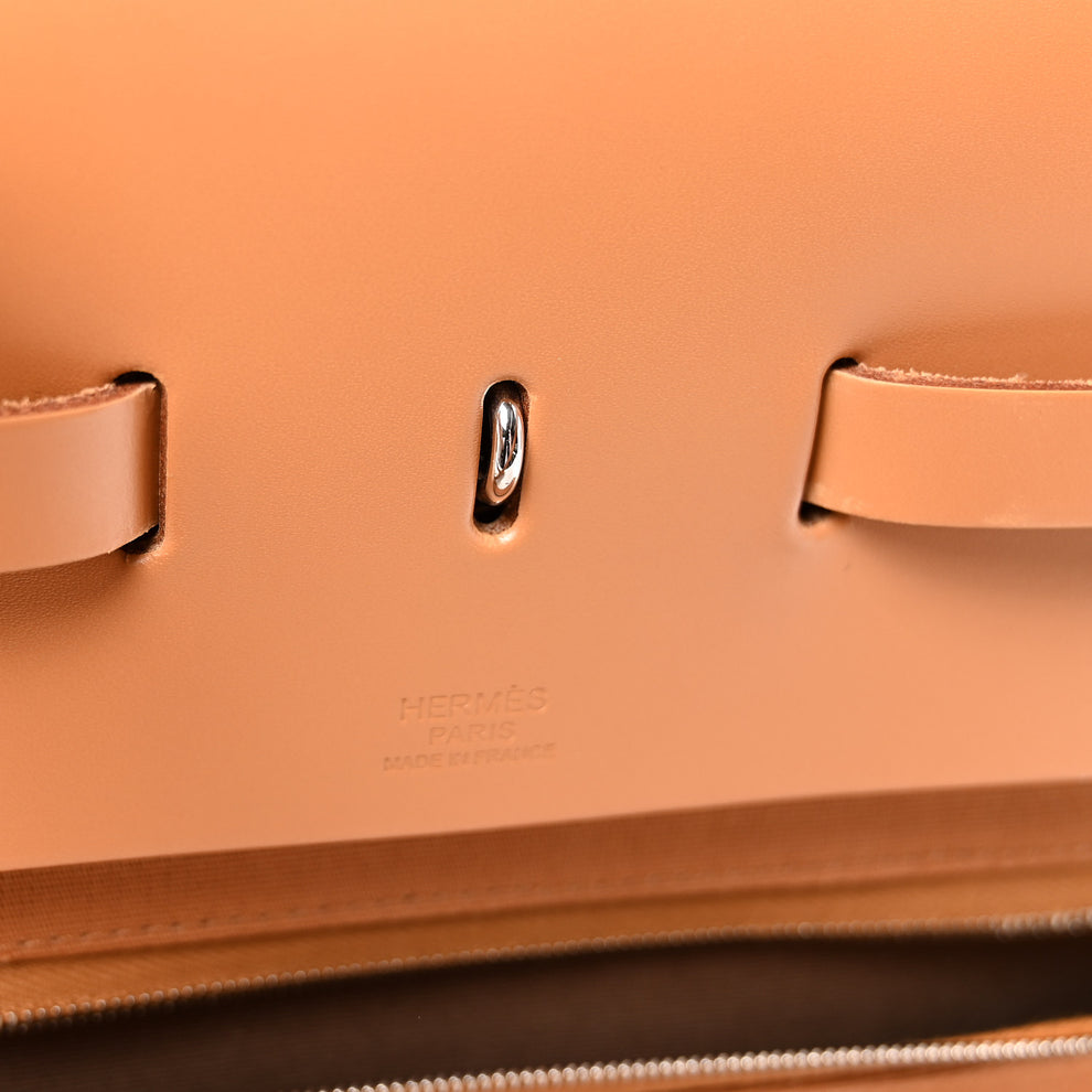 Hermes Military Toile Vache Hunter Herbag Cabine Zip 50 Etoupe Dune ...