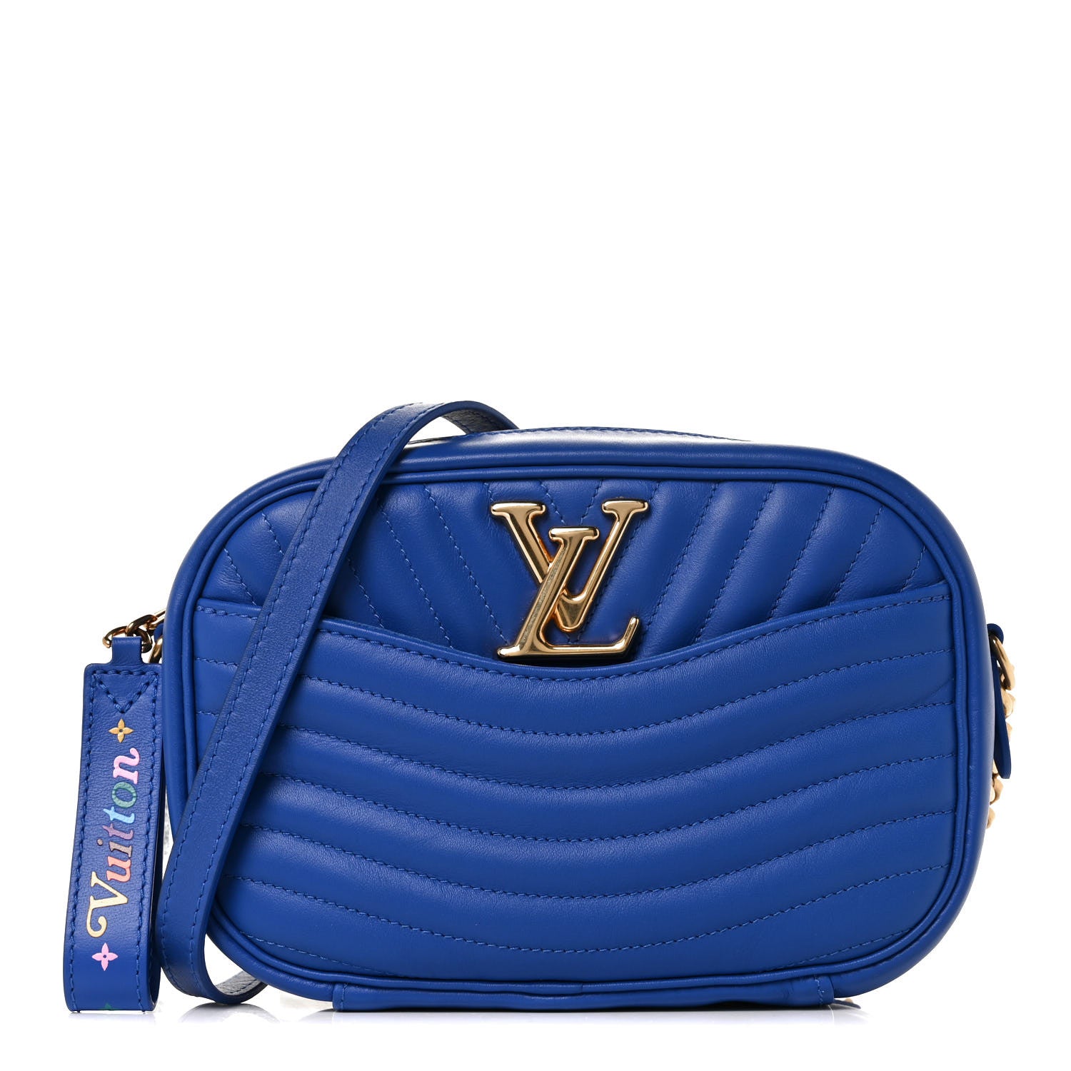 Louis Vuitton Calfskin New Wave Camera Bag Bleu Neon 1018683 – FASHIONPHILE