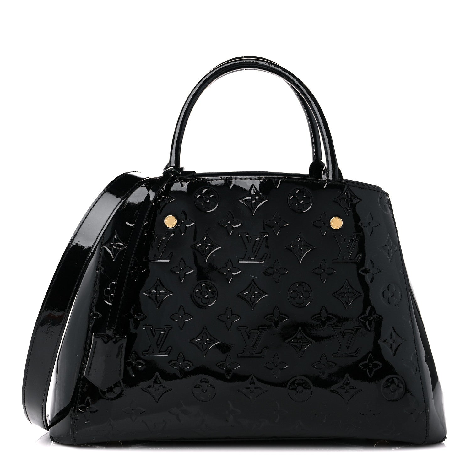 Louis Vuitton Vernis Montaigne MM Black 1320607 – FASHIONPHILE