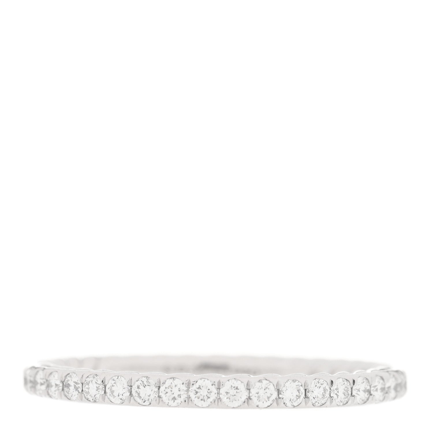David Yurman Platinum Diamond 1.85mm Eden Eternity Wedding Band Ring 56 ...