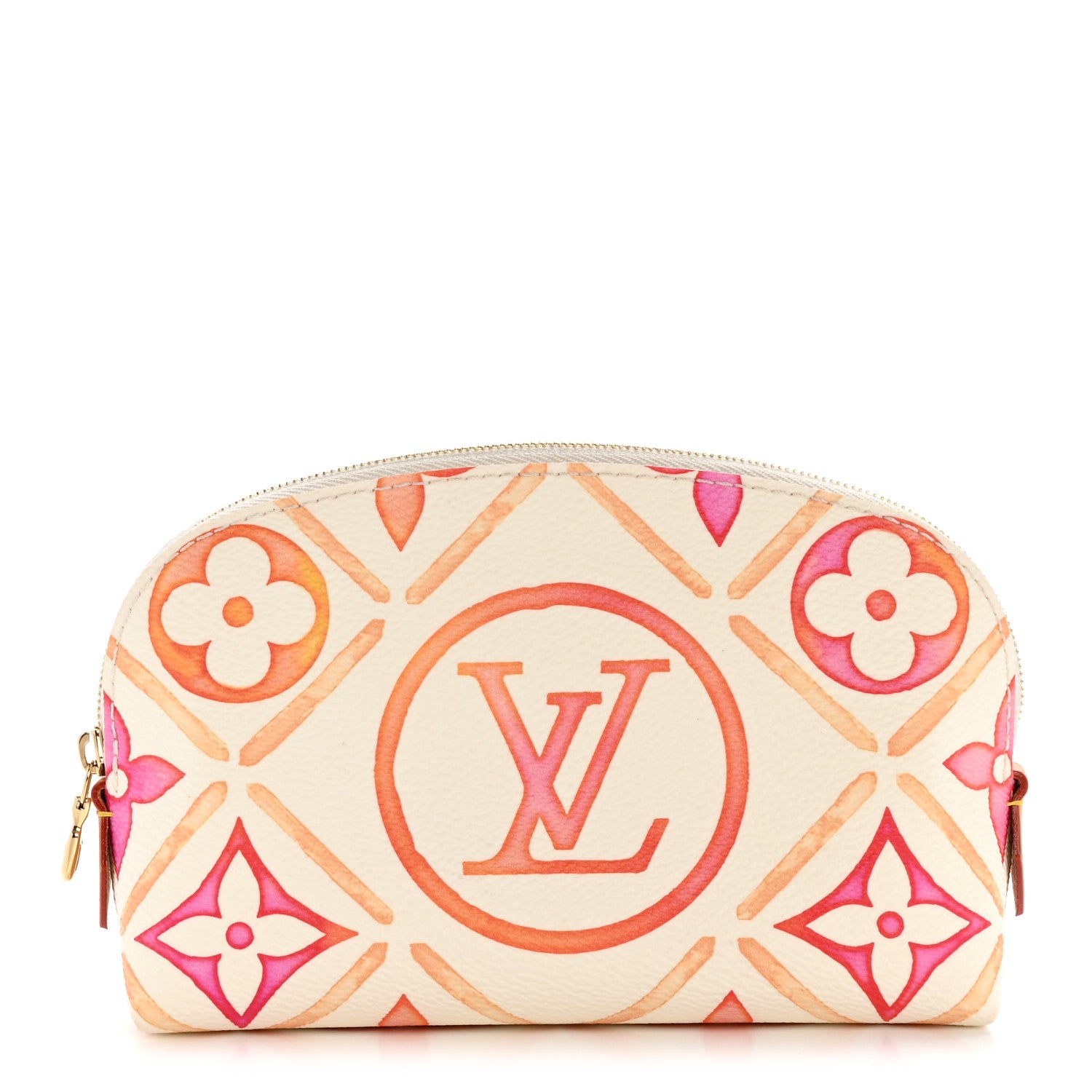 Louis Vuitton Monogram Tiles By The Pool Cosmetic Pouch Coral 1767463 ...