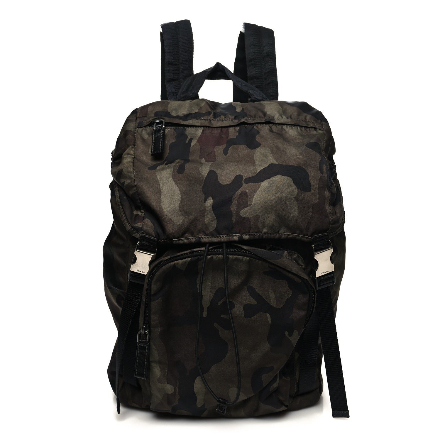 Prada Nylon Camouflage Double Buckle Backpack Mimetico 1421030 ...