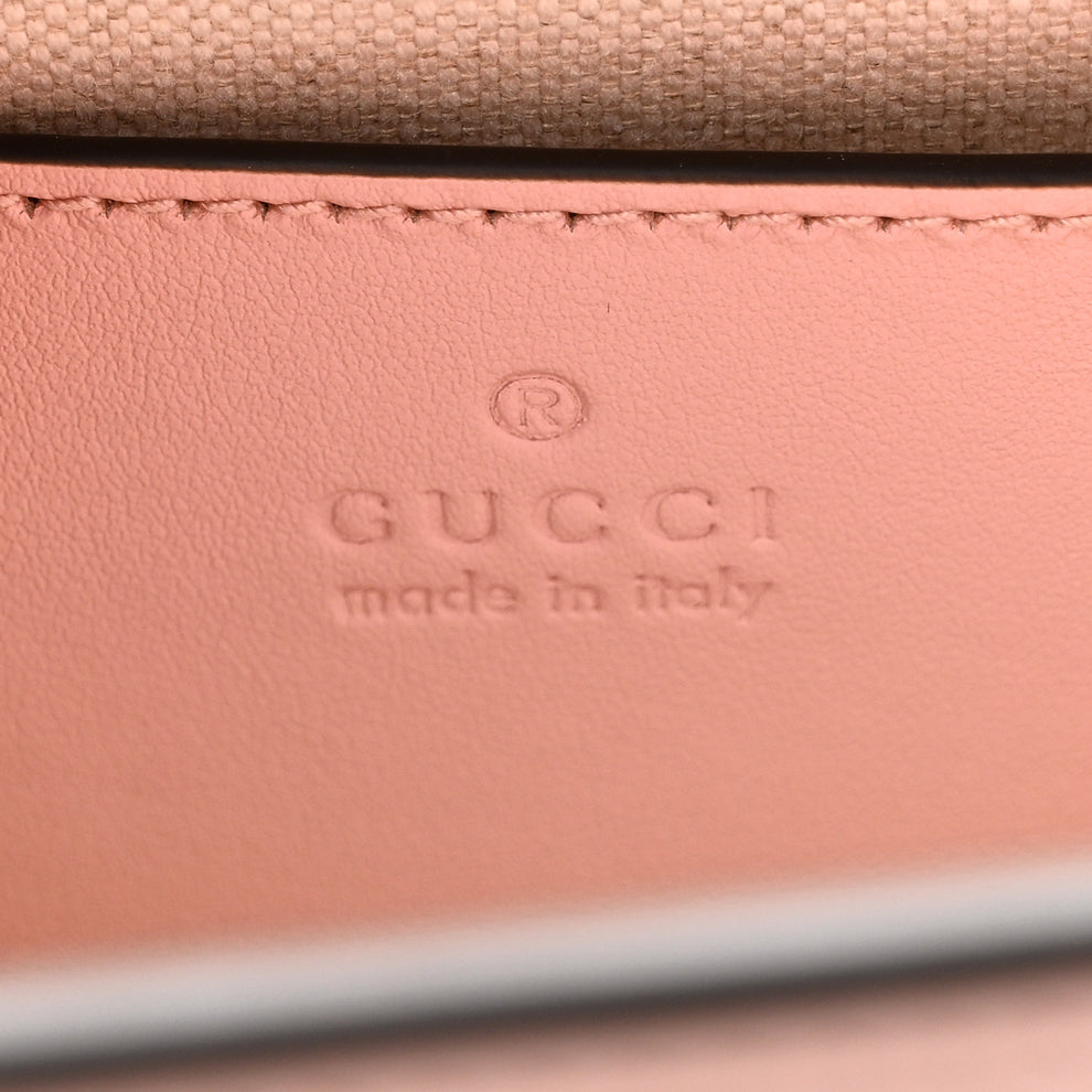 Gucci Calfskin GG Matelasse Small Slim Chain Shoulder Bag Perfect Pink ...