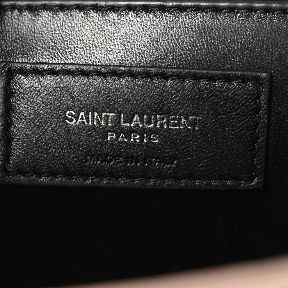 Saint Laurent Grain De Poudre Medium Classic Monogram Kate Satchel Rose Poudre 1777130 ...