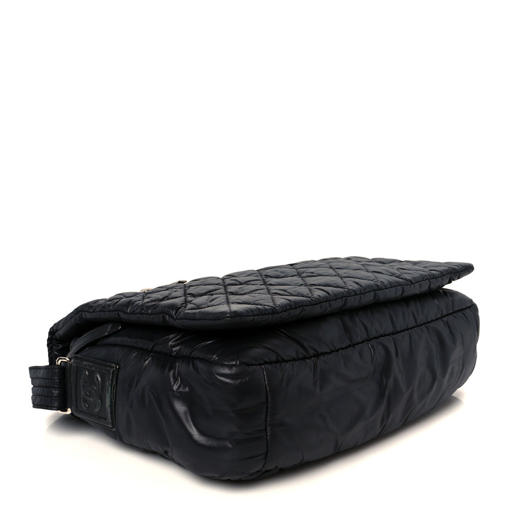 Chanel Nylon Coco Cocoon Messenger Bag Black 1795212 – FASHIONPHILE