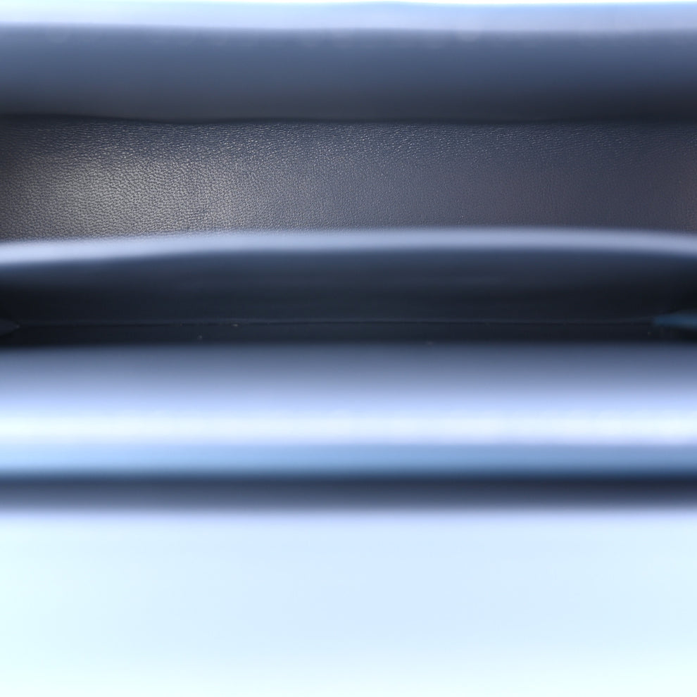 Christian Dior Box Calfskin 30 Montaigne Box Bag Blue 1786315 ...