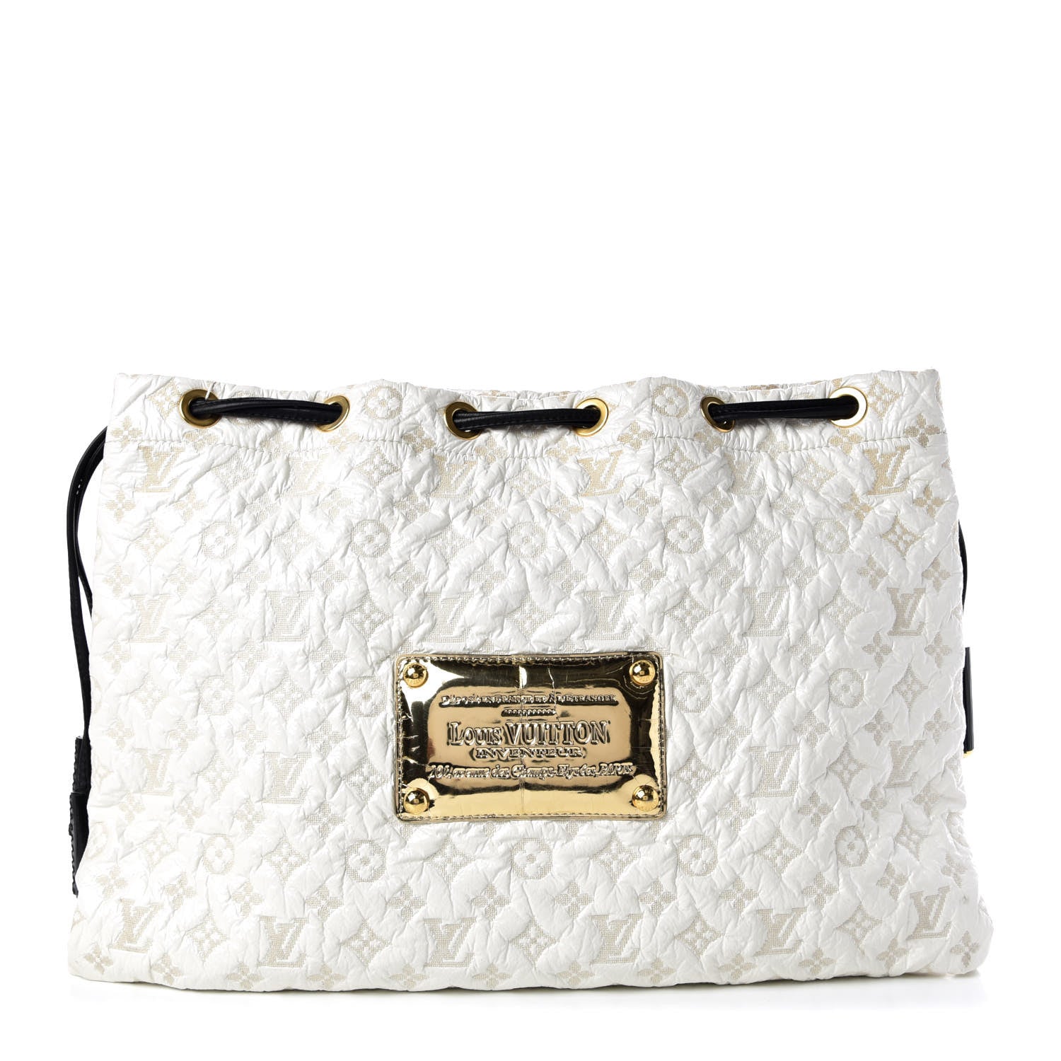 Louis Vuitton Vinyl Monogram Squishy Inventeur White 373565 – FASHIONPHILE