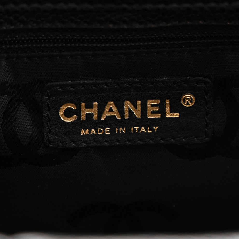 Chanel Caviar CC Stitched Small Tote Black 1783244 – FASHIONPHILE
