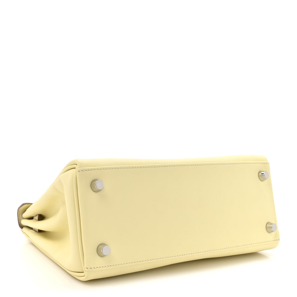 Hermes Swift Kelly Retourne 25 Jaune Milton 1794810 – FASHIONPHILE