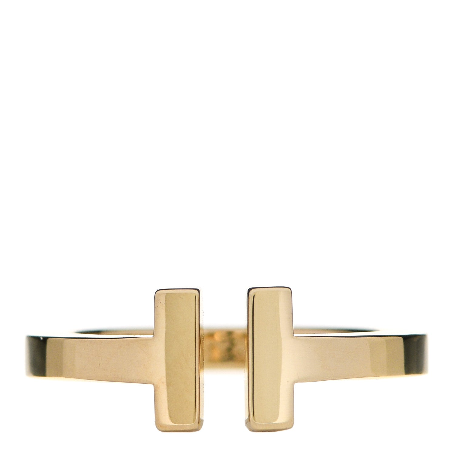 Tiffany 18K Yellow Gold T Square Ring 54 7 946760 – FASHIONPHILE
