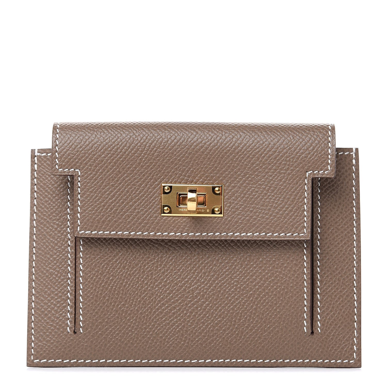 Hermes Epsom Kelly Pocket Compact Wallet Etoupe 507205 – FASHIONPHILE