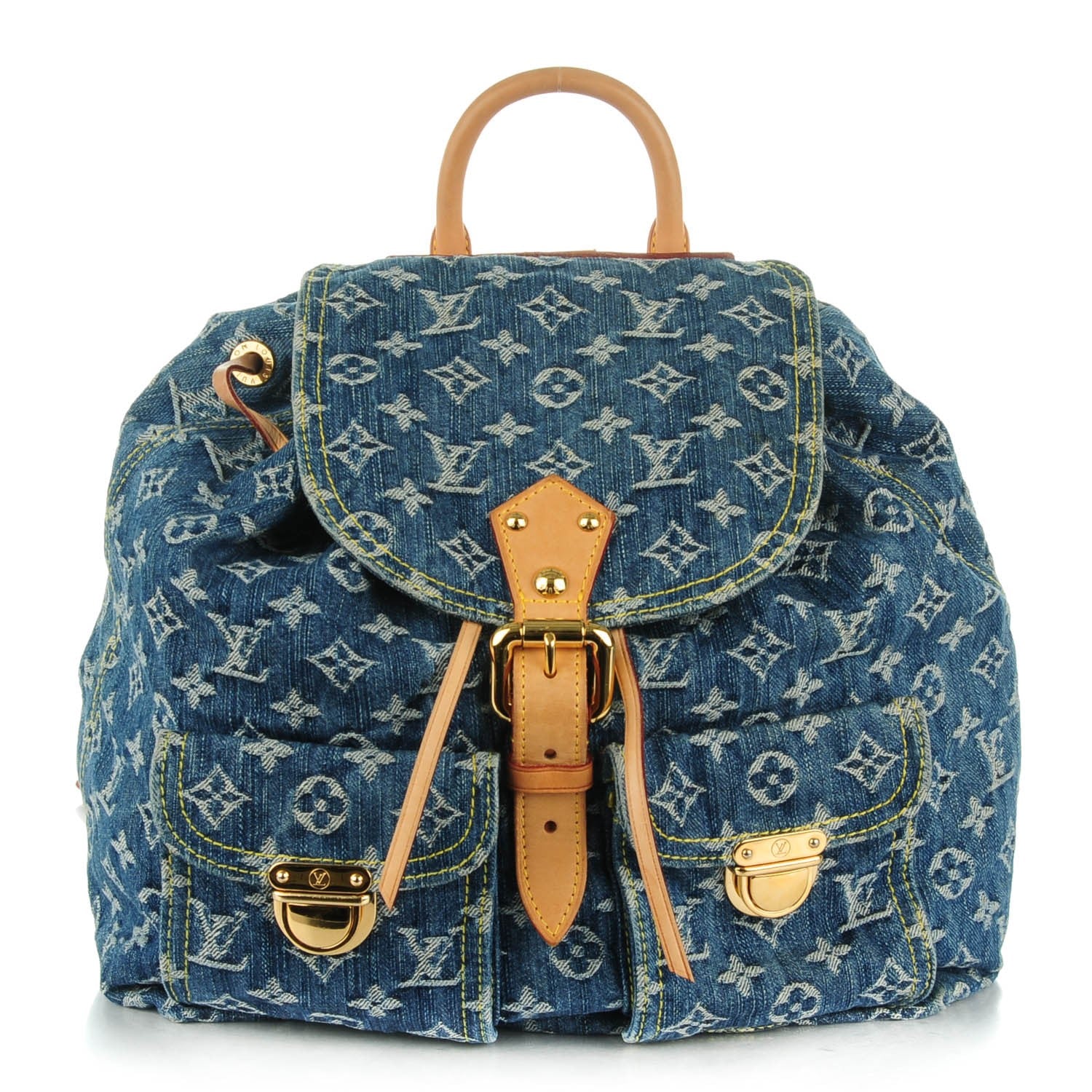 Louis Vuitton Denim Sac a Dos Backpack GM Blue 149757 – FASHIONPHILE