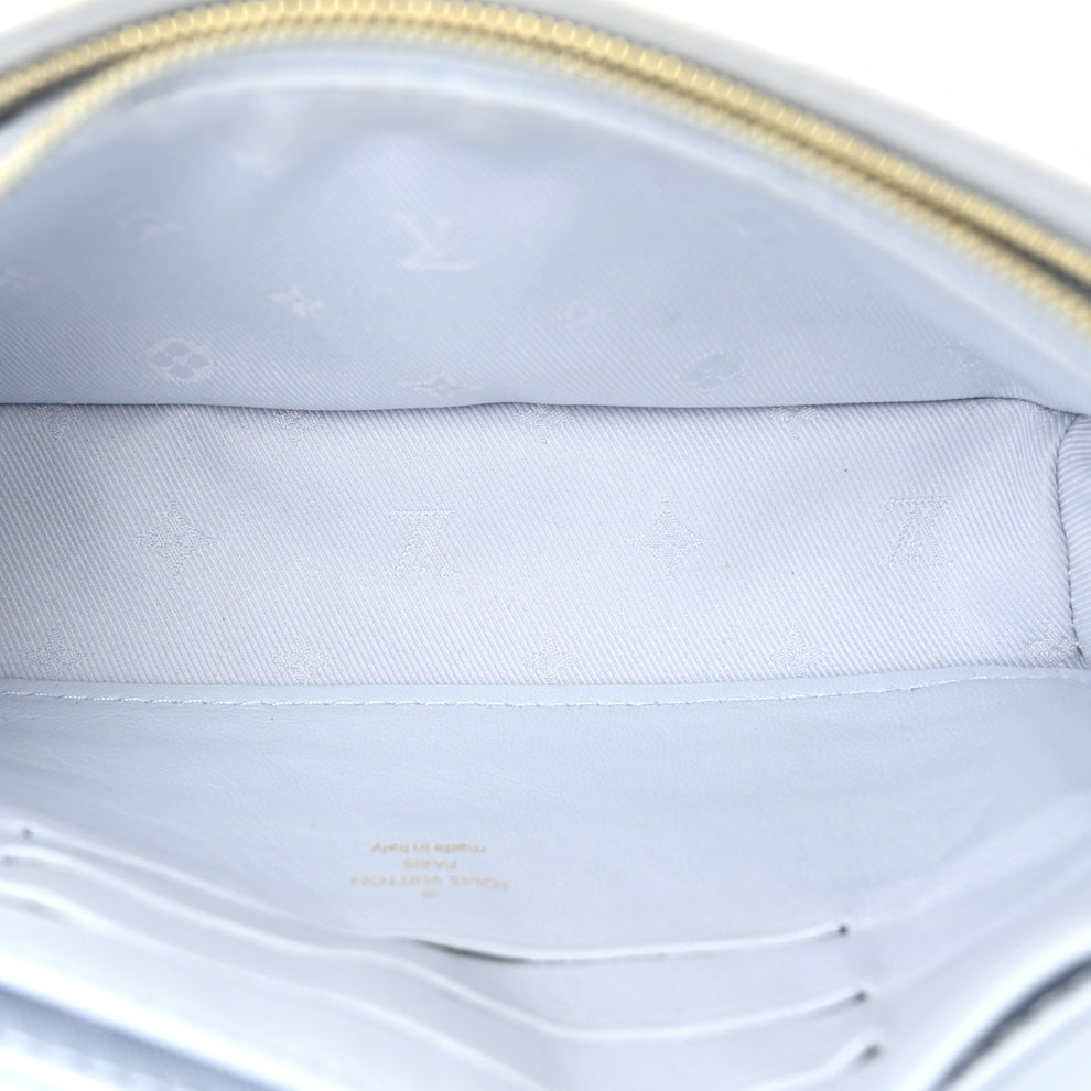 Louis Vuitton Calfskin Bubblegram Wallet On Strap Ice Blue 1763051 ...