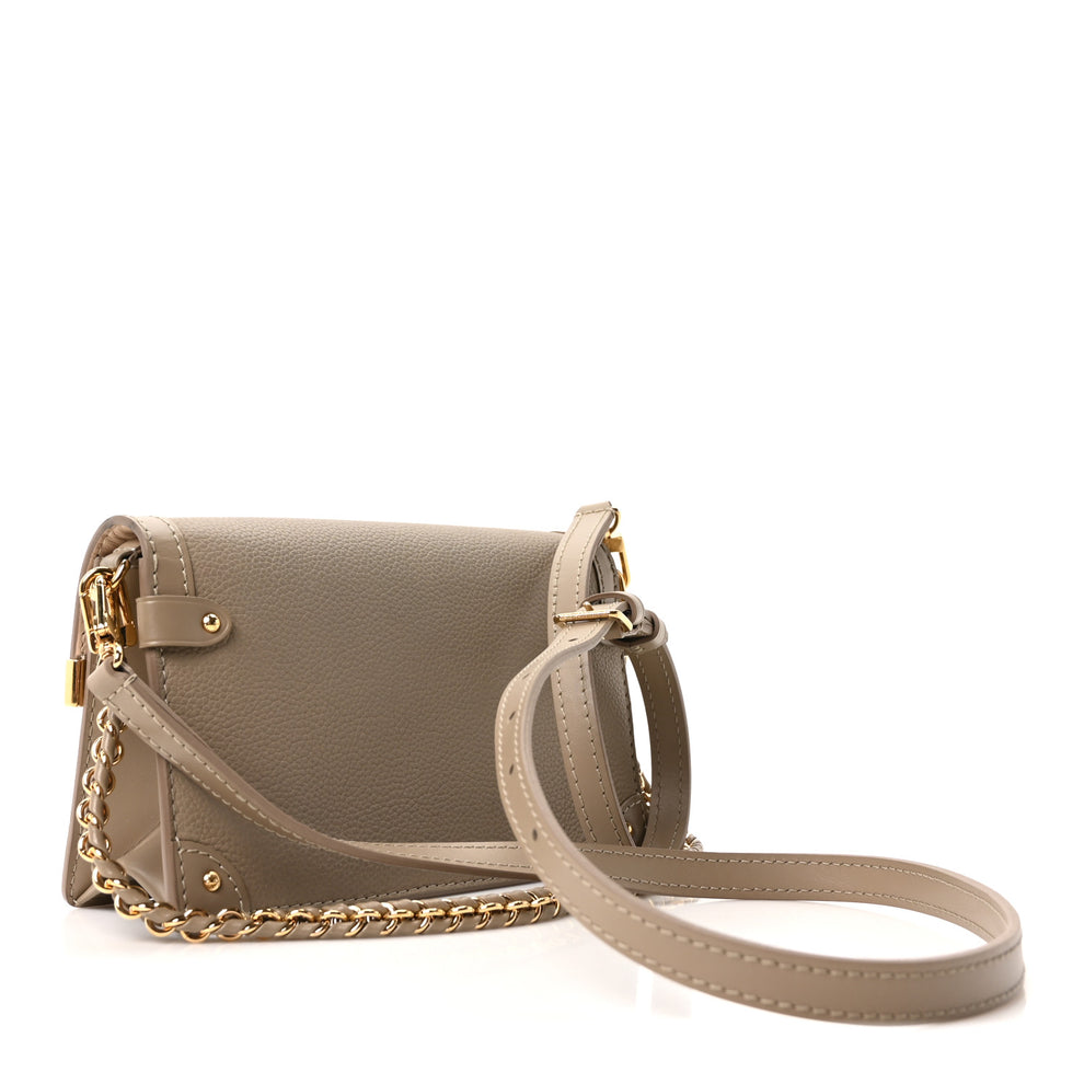 Louis Vuitton Calfskin Trunk Chain Wallet Taupe 1817887 – FASHIONPHILE